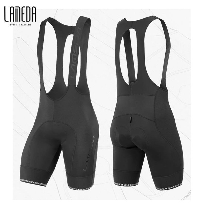 กางเกงเอี๊ยมขาสั้น Lameda Summer Bib Shorts ระบายอากาศดีเยี่ยม เลเซอร์คัตทั้งขอบขา | Shopee Thailand