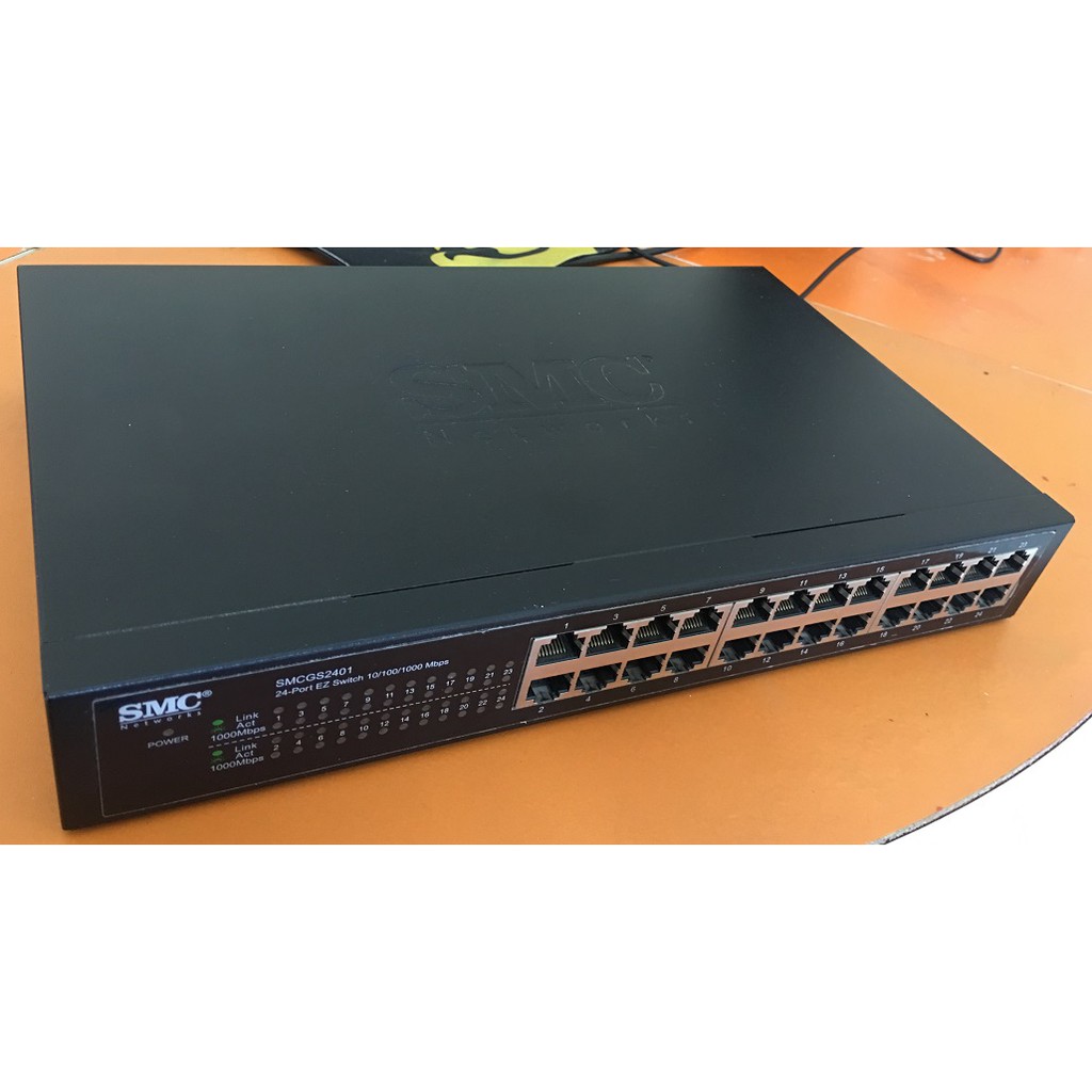 SMC Gigabit Switch/HUB 24 Ports | Shopee Thailand