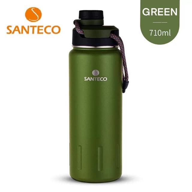 ขวด Santeco Sport Bottle 500 ml / 710 ml เก็บความร้อนความเย็น สูญญากาศ 2 ชั้น. | Shopee Thailand