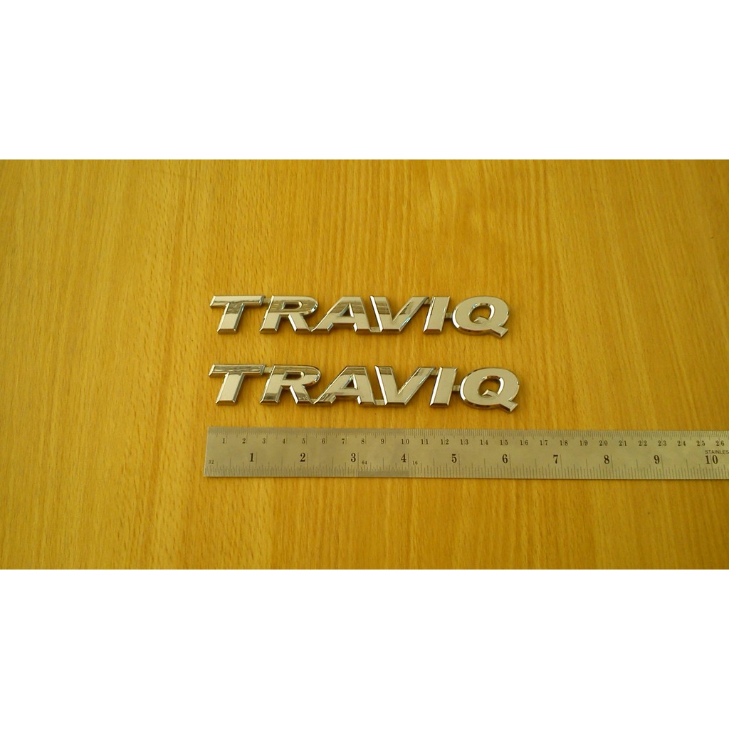 เพลทโลโก้ TRAVIQ แท้ ติดท้ายรถรถ SUBARU | Shopee Thailand