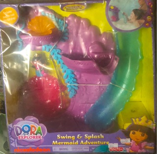 Dora the Explorer Swing & Splash Mermaid Adventure Bath Playset ...