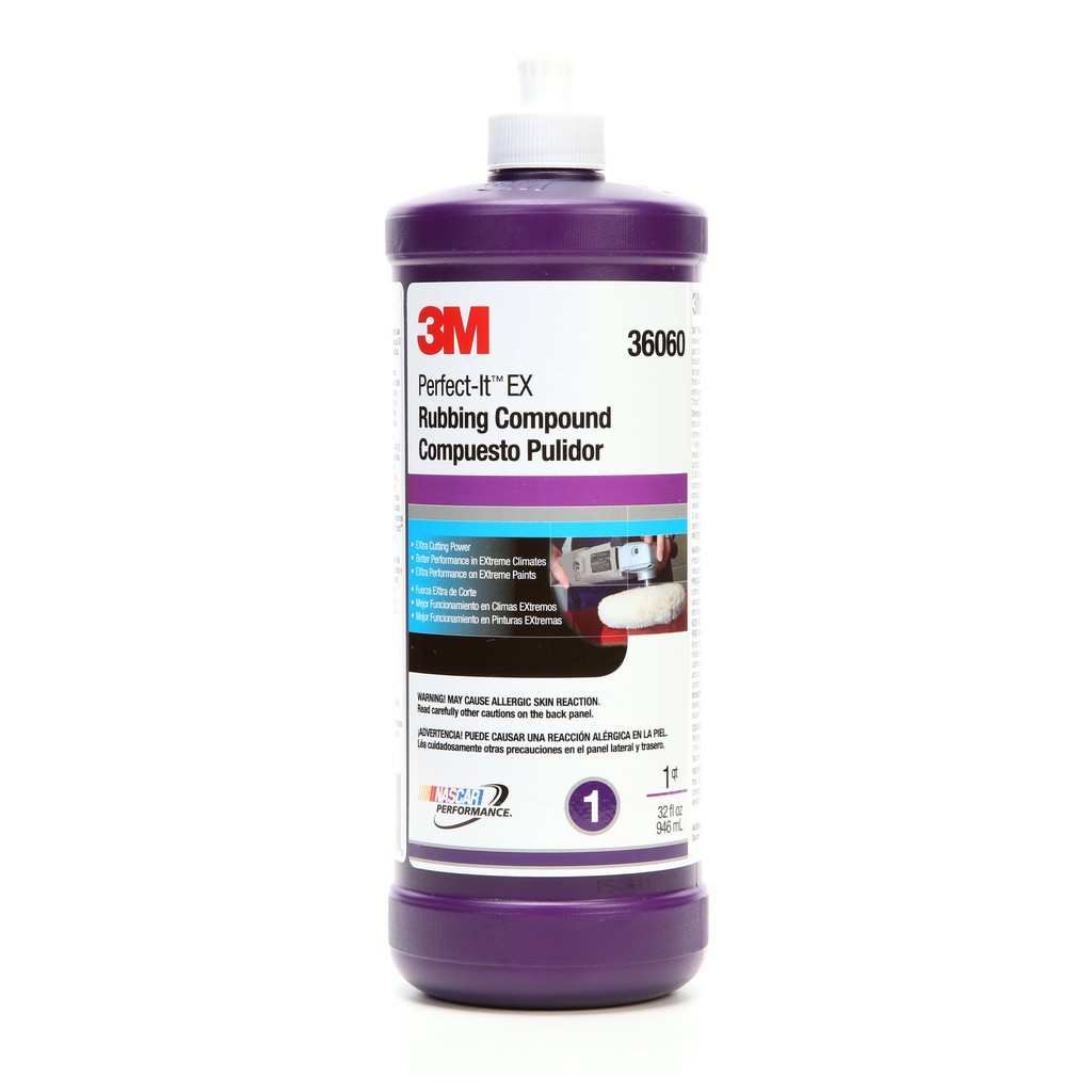 3M 36060 น้ำยาขัดหยาบชนิดเร็วพิเศษ สีขาว ขนาด 1 ลิตร (ของแท้ รับประกัน ...