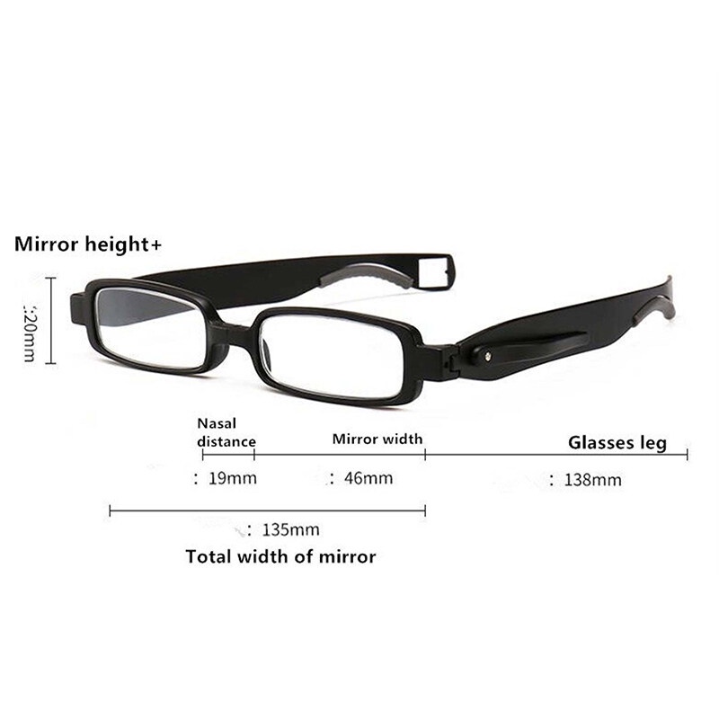 Ptq แว่นตาอ่านหนังสือ TR90 ป้องกันแสงสีฟ้า หมุนได้ 360 องศา พับได้ สําหรับผู้ชาย และผู้หญิง ...