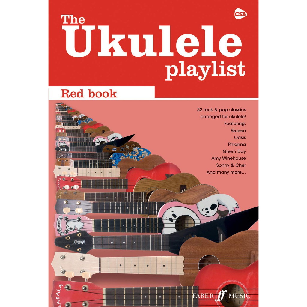 The Ukulele Playlist: Red Book (Ukulele Chord Songbook) (9780571533909 ...