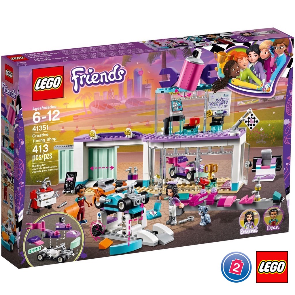 เลโก้แท้ LEGO Friends 41351 เลโก้ Creative Tuning Shop | Shopee Thailand