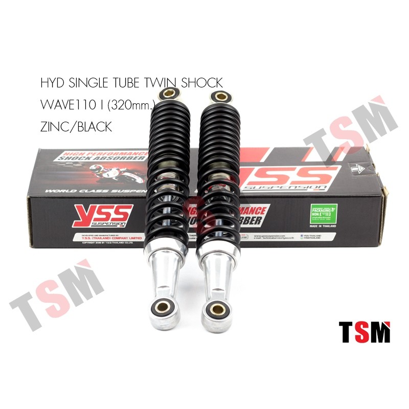YSS แท้ โช้คหลังWave110i 2009-20/Wave125R-i 2002-2021 ยาว320มิล YSSแท้ ประกันศูนย์6เดือน ...