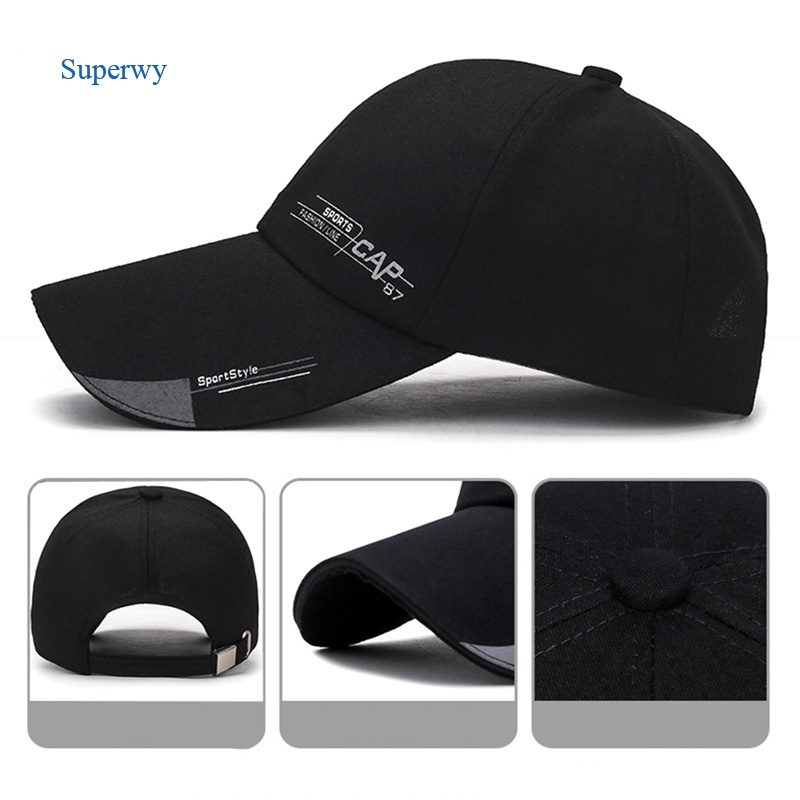 Hequ Superwy Long Brim Baseball Cap Men's Sun Visor Hat New Quick Dry Waterproof Sport Duck ...