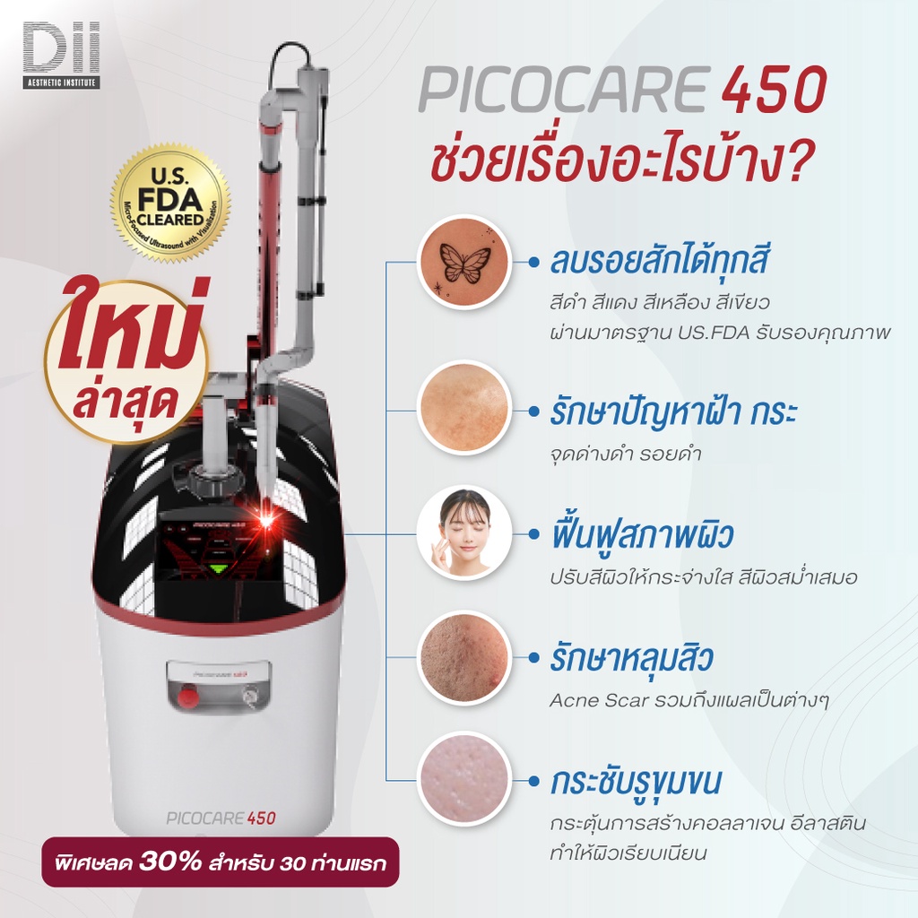 Dii Aesthetic : Picocare + Dpigment (กำจัดเม็ดสี สีผิวไม่สม่ำเสมอ) อย่างล่ะ 2 ครั้ง | Shopee ...