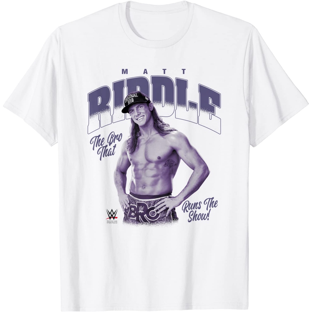 เสื้อยืด พิมพ์ลาย Wwe Matt Riddle | Shopee Thailand