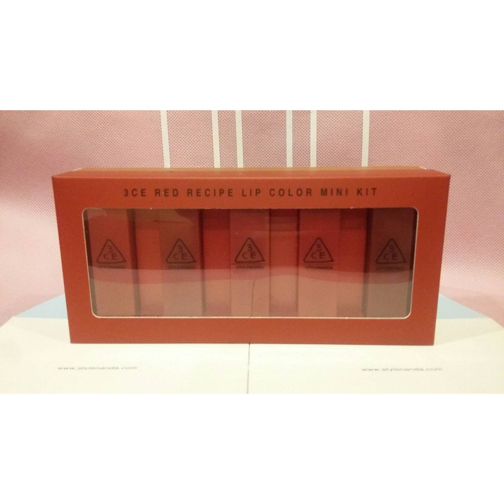 3CE red recipe matte lip color | Shopee Thailand