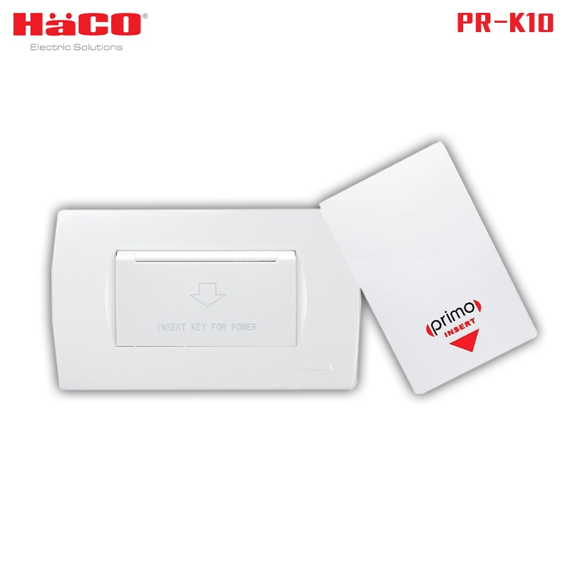 HACO สวิตช์ควบคุมด้วยแผ่นกุญแจ แบบฝัง รุ่น PR-K10 | Shopee Thailand