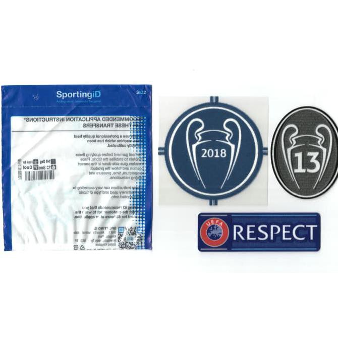Ucl Winner 2018 + Boh 13 + Respect Patch. Respect Patch. Real Madrid. Original Patch. | Shopee ...