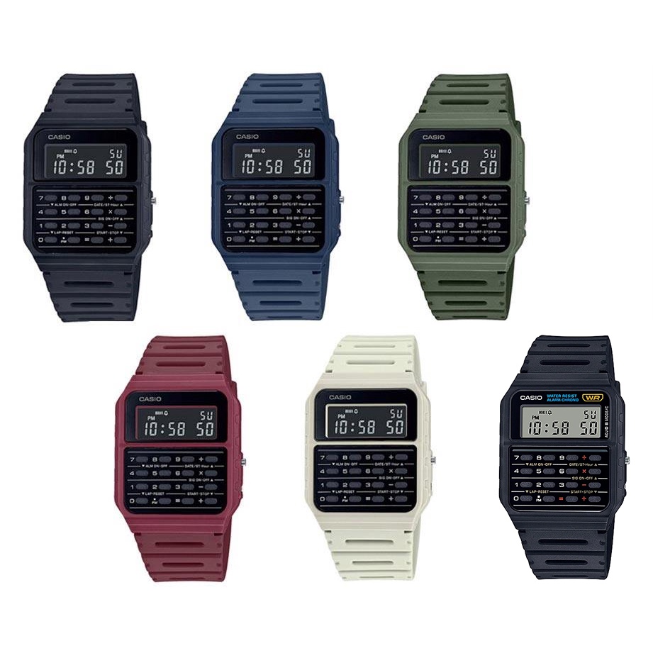 Casio นาฬิกาข้อมือ รุ่น CA-53,CA-53W-1 (CA-53W-1Z,CA-53WF-2B,CA-53WF-3B ...