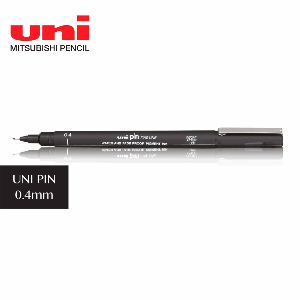 UniPIN Pigment Ink Fine Line Drawing Pen 0.03-1.2mm PIN-200 1 ชิ้น ...