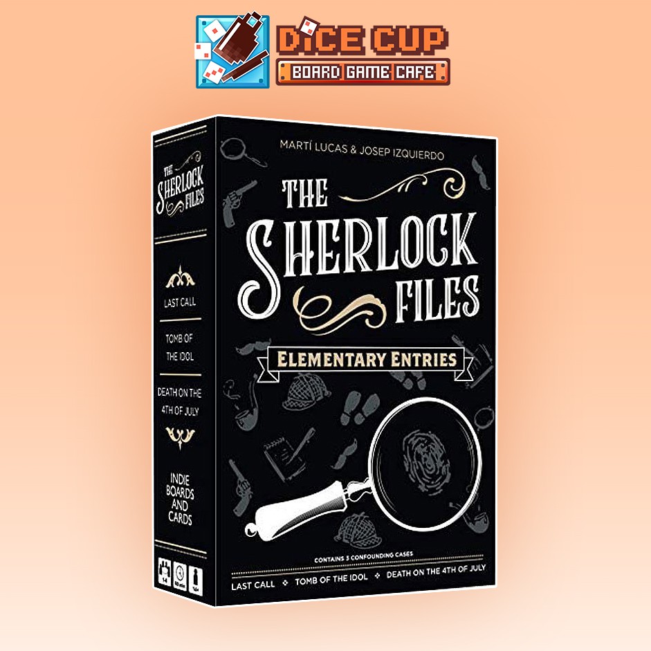 [ของแท้] The Sherlock Files: Elementary Entries Board Game | Shopee ...