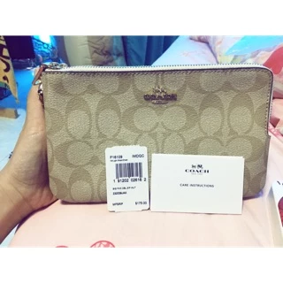 ช้อป coach กระเป๋าคล้องมือ 2 ซิป ง่าย ๆ บน Shopee | มิ.ย. 2024