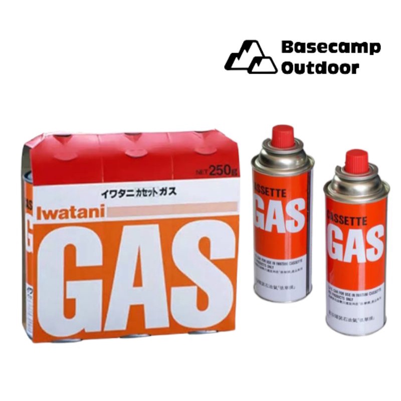 Iwatani Butane Gas 250g 3Pcs/Pack GAS กระป๋อง แบรนด์คุณภาพแท้ จาก ...