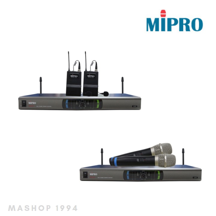 MIPRO MR 823 ไมค์ลอยถือคู่ | Shopee Thailand