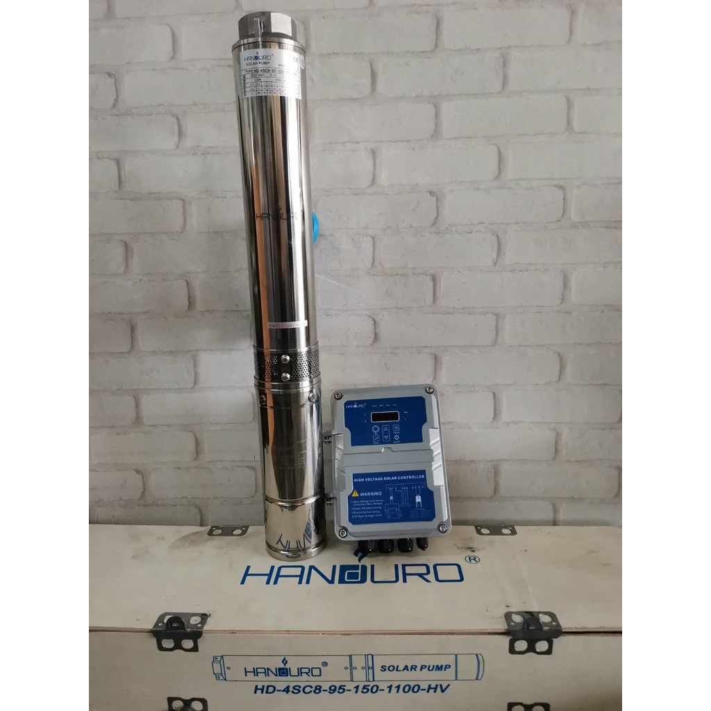 HANDURO ปั๊มบาดาล DC HIGH VOLTAGE 1100W x 2"x 150V 8 คิว 95 ม. รุ่น ...
