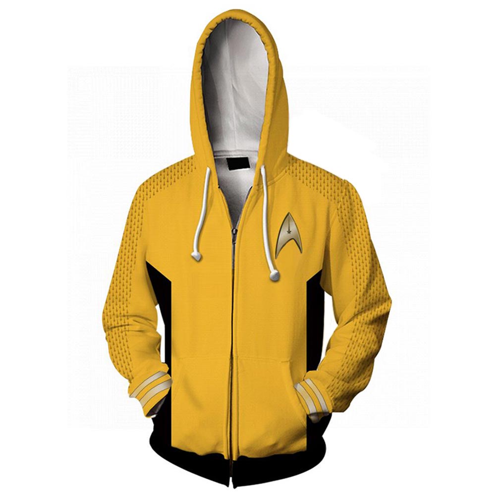 พร้อมส่ง Trek: เสื้อกันหนาว มีฮู้ด พิมพ์ลาย Worlds Sick Crew Member 1 ...