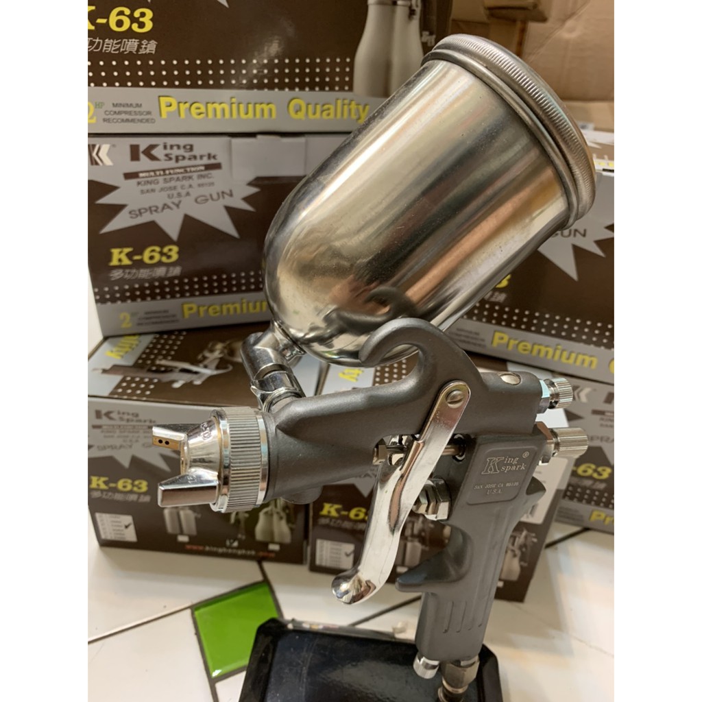 กาพ่นสี กาบน KING SPARK คิงสปาร์ค ขนาดรูมีให้เลือก 1.5 มม. และ 2 มม. K-63G KINGSPARK | Shopee ...
