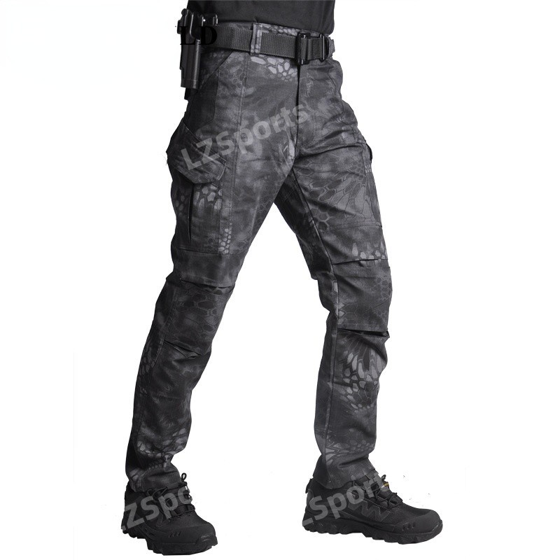 กางเกงคาร์โก้ผู้ชาย IX9/IX7-Cam S-3XL กันน้ำ ป้องกันคราบ ทนต่อการฉีกขาด ทนต่อการขัดถู มีด ทนทาน ...