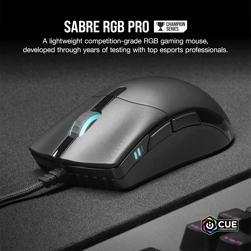 MOUSE CORSAIR SABRE PRO RGB เมาส์ ประกัน 2Y | Shopee Thailand