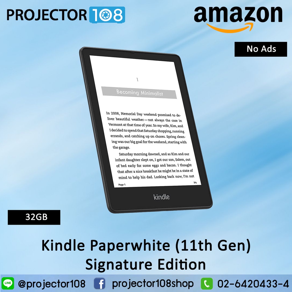 Amazon Kindle Paperwhite Signature Edition (11th Gen), (32 GB) – With a ...
