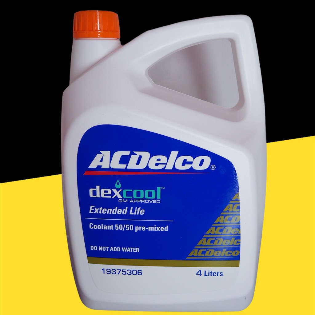 น้ำยาหม้อน้ำ ACDelco 4-6ลิตร Dex-Cool Extended Life (ไม่ต้องผสมน้ำ ...