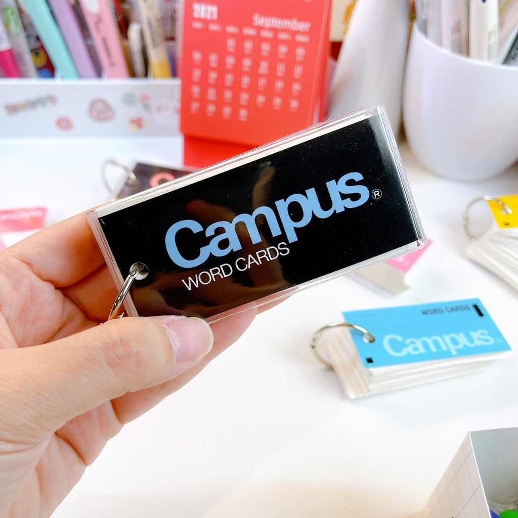 Campus Word Cards สมุดจดศัพท์ / การ์ดคำศัพท์ แบบพกพา (นำเข้าจากญี่ปุ่น ...