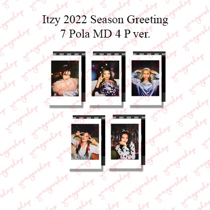 [พร้อมส่ง] Itzy 2022 SEASON ISJI GREETINGS พัดลมโฟโต้การ์ด SG ...