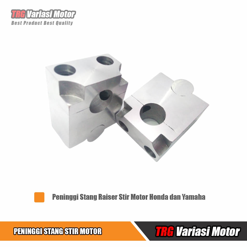 แคลมป์ยกแฮนด์ Raiser Riser Stir วัสดุอลูมิเนียม TRG สําหรับรถ ...