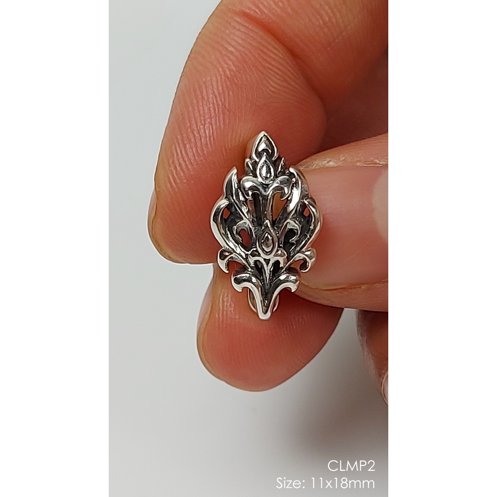 CLMP2Silver925 amulet casing clamp self-installation ห่วงจี้ประดับกรอบ ...