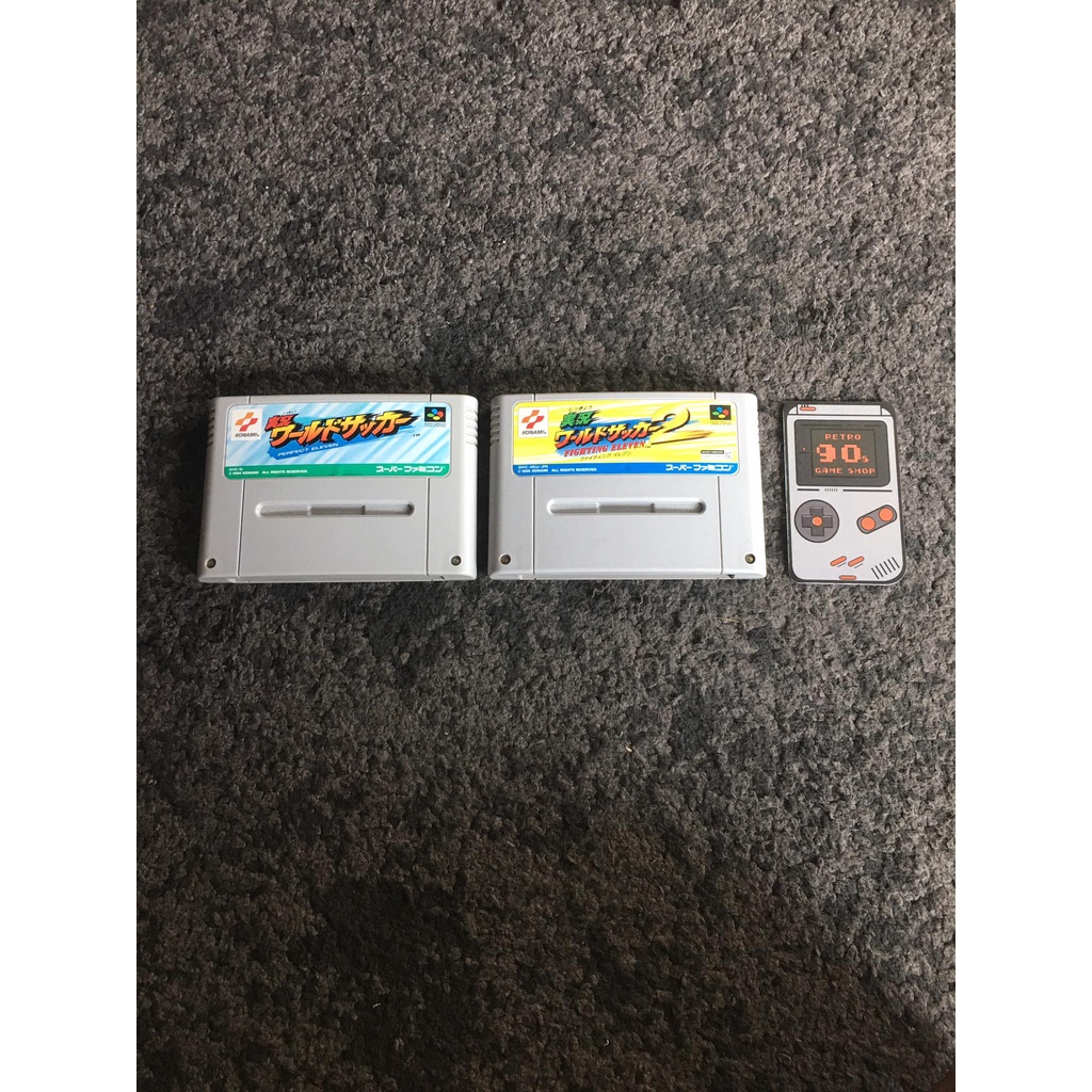 Konami Cartridge Super Famicom Jikkyou World Soccer: Perfect Eleven ...