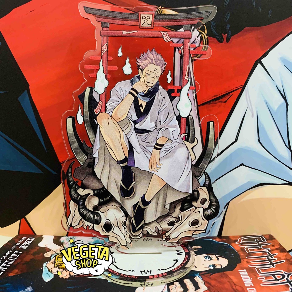 Standee อะคริลิค Mica 2 ด ้ านรูปปั ้ น Jujutsuuka Itadori Sukuna Gojo ...