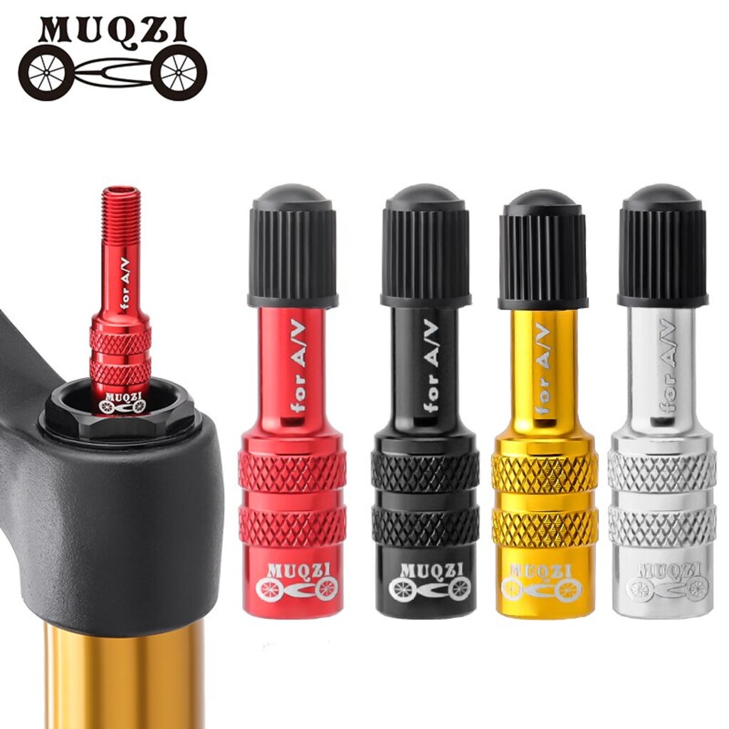ADAPTER แปลงหัวสูบจักรยานแบบ AV เป็นหัวสูบโช๊คมจักรยาน MUQZI THAIBIKE | Shopee Thailand