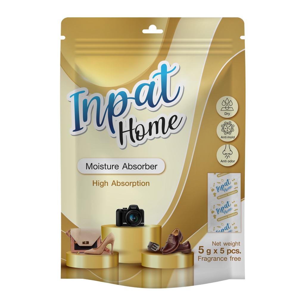 Inpat Home วัตถุดูดความชื้น ขนาด 5 กรัม บรรจุ 5 ชิ้น | Shopee Thailand