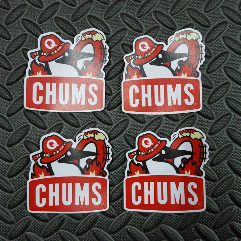 Sticker สติ๊กเกอร์แคมป์ปิ้ง Chums เป็นเนื้อ PVC ยี่ห้อ 3M | Shopee Thailand