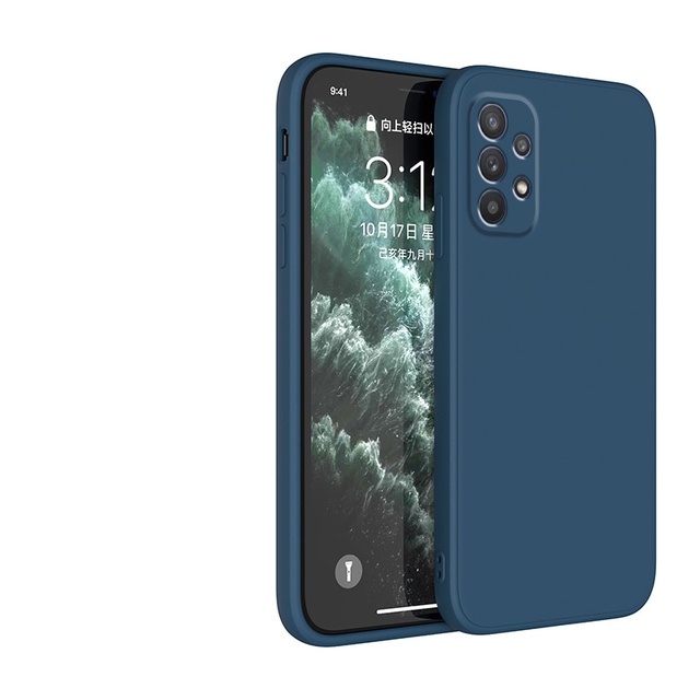 เคสซิลิโคนนิ่ม กันกล้อง สีพาสเทล TPU หนา Samsung ss Galaxy A14 A04E A04s A04 A03 A03s A13 A23 ...