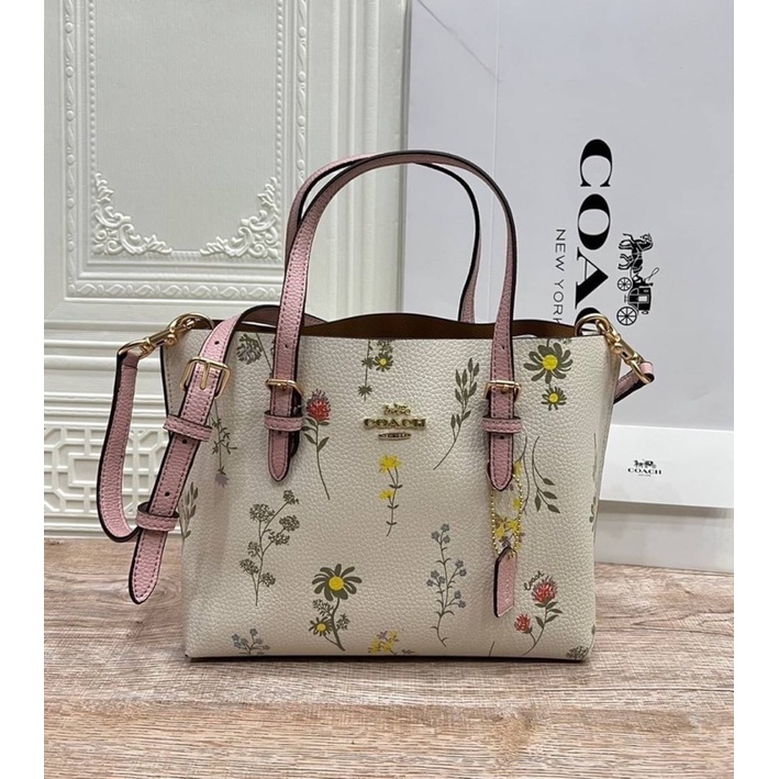 COACH - Mollie Tote 25 In Smooth Leather C4084 | Shopee Thailand