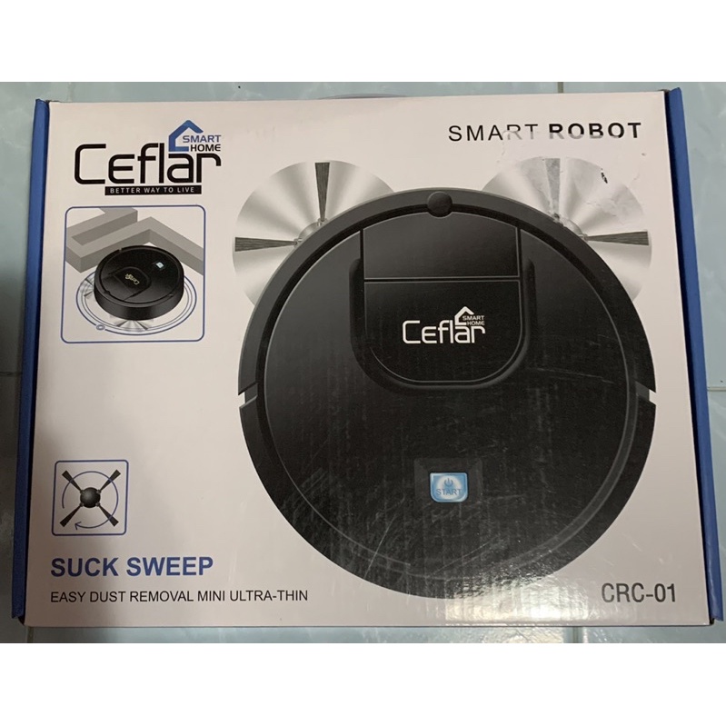 หุ่นยนต์ดูดฝุ่น Ceflar รุ่น CRC-01 | Shopee Thailand