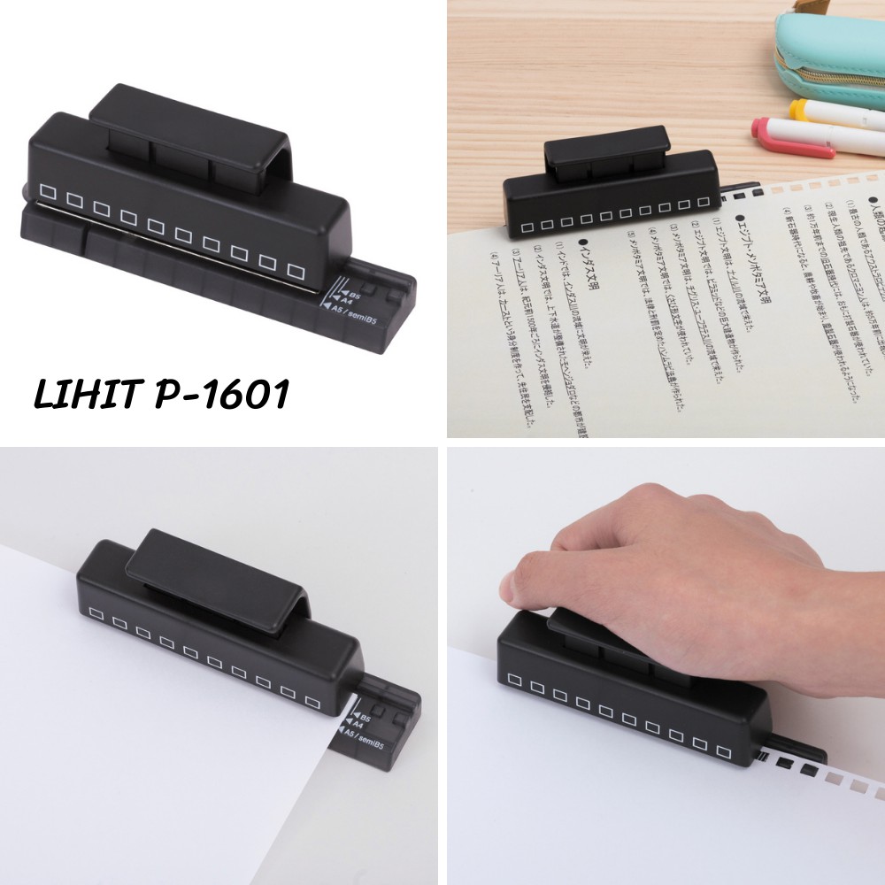 LIHIT Paper Punch For Twist Ring Note (เครื่องเจาะรูกระดาษสำหรับสมุด ...