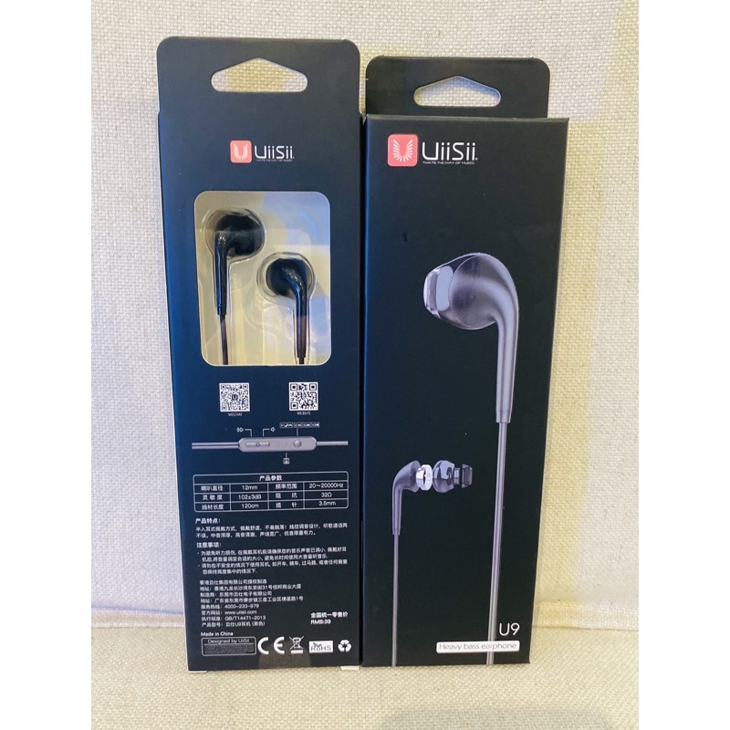 หูฟังสมอทอล์ค UiiSii U9 Heavy bass earphone ออดิโอพอร์ต3.5mm | Shopee Thailand
