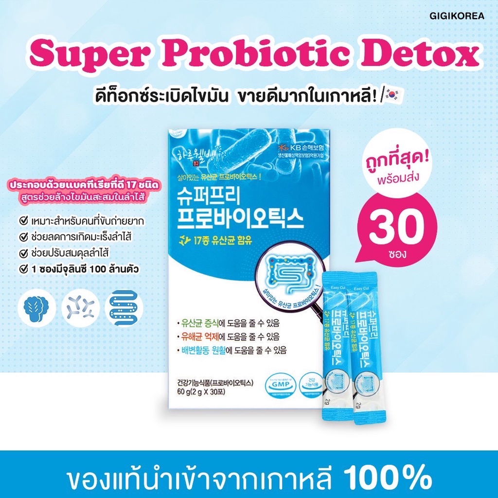 พร้อมส่ง ของแท้ ถูกที่สุด HARU WELLBEING Super Pre Probiotics Synbiotic ...