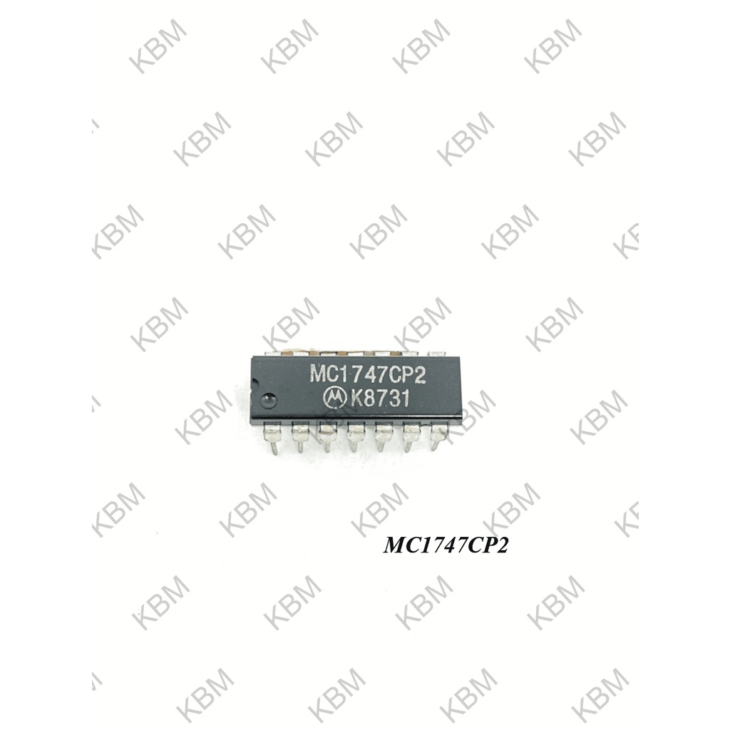 Integrated Circuit (IC) 14011B MC1455P1 MC1723CD MC1747CP2 MC1748CU ...