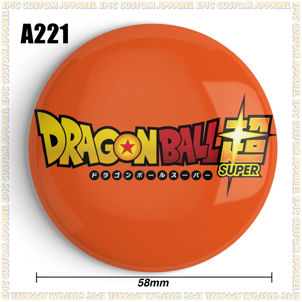 เข็มกลัดกระดุม ลายอนิเมะ Dragon Ball Z 58 มม. (A217-A256) | Shopee Thailand