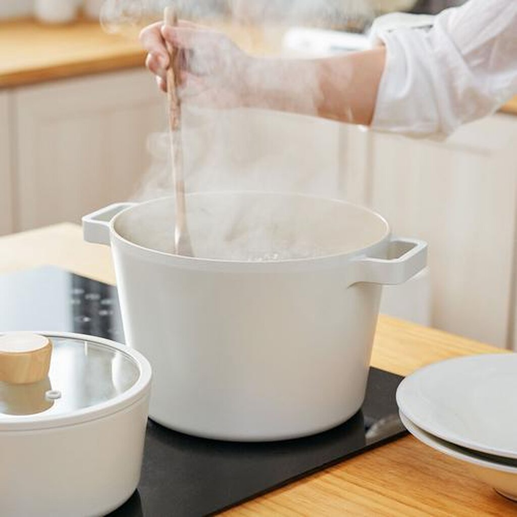 Omocha - FIKA หม้อหูสูง 22 cm + ฝา - (Deep pot 22 cm + glass lid ...