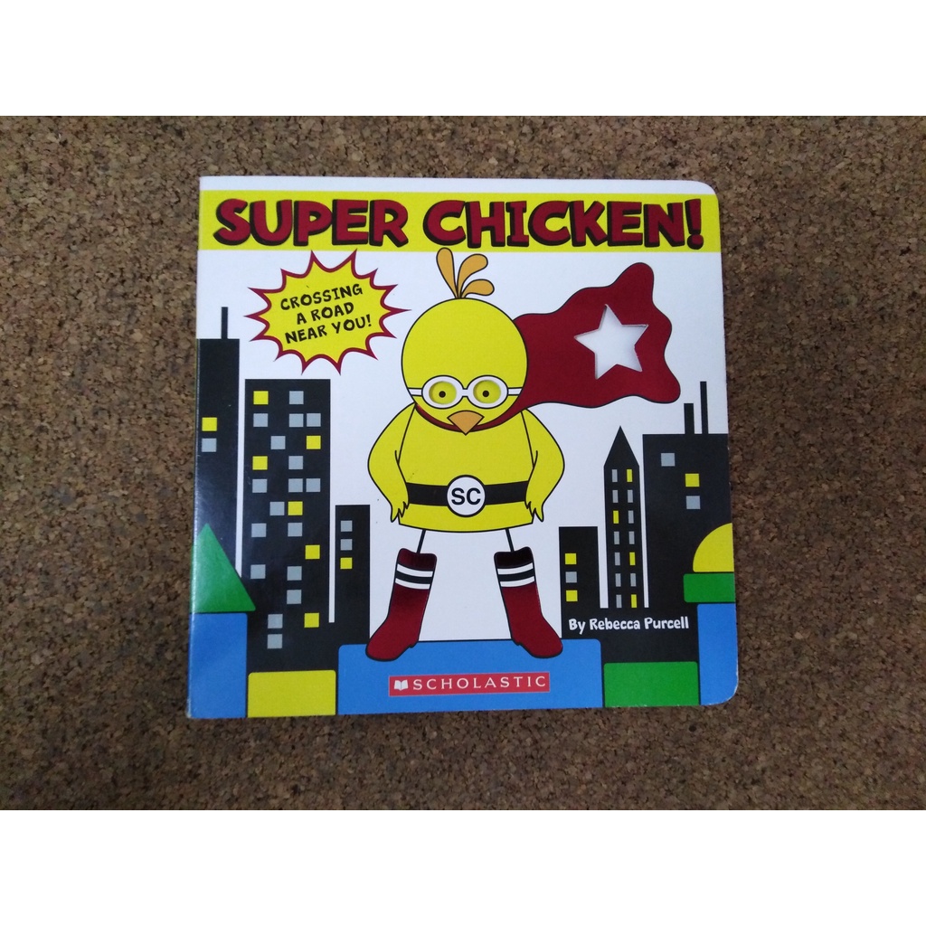 หนังสือเด็ก บอร์ดบุ๊ก Board Book SUPER CHICKEN โดย Rebecca Purcell ...