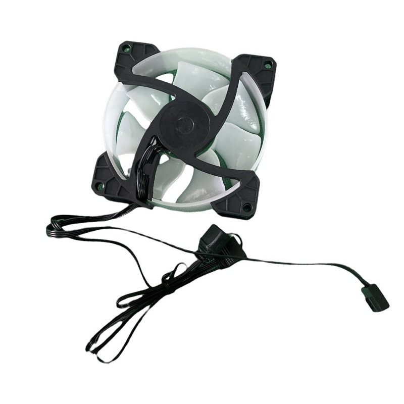 พัดลม ARGB SNOWMAN FAN 9CM COOLING FAN(ใช้ต่อกับกล่องรีโมทCOOLMAN หรือ ...