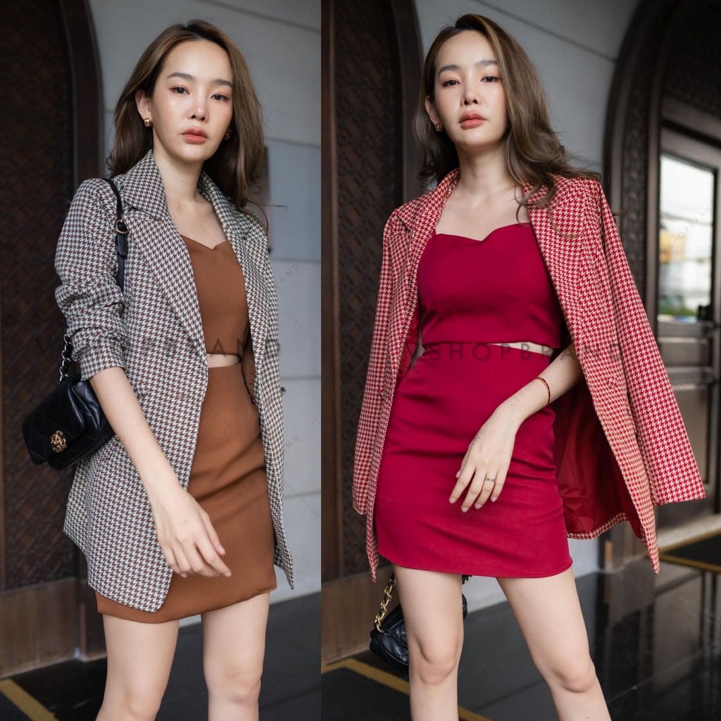 Code no:201237-Vshop set สูท 3 ชิ้น ใช้ผ้าเกรดอย่างดีในการตัด งานสวย ...